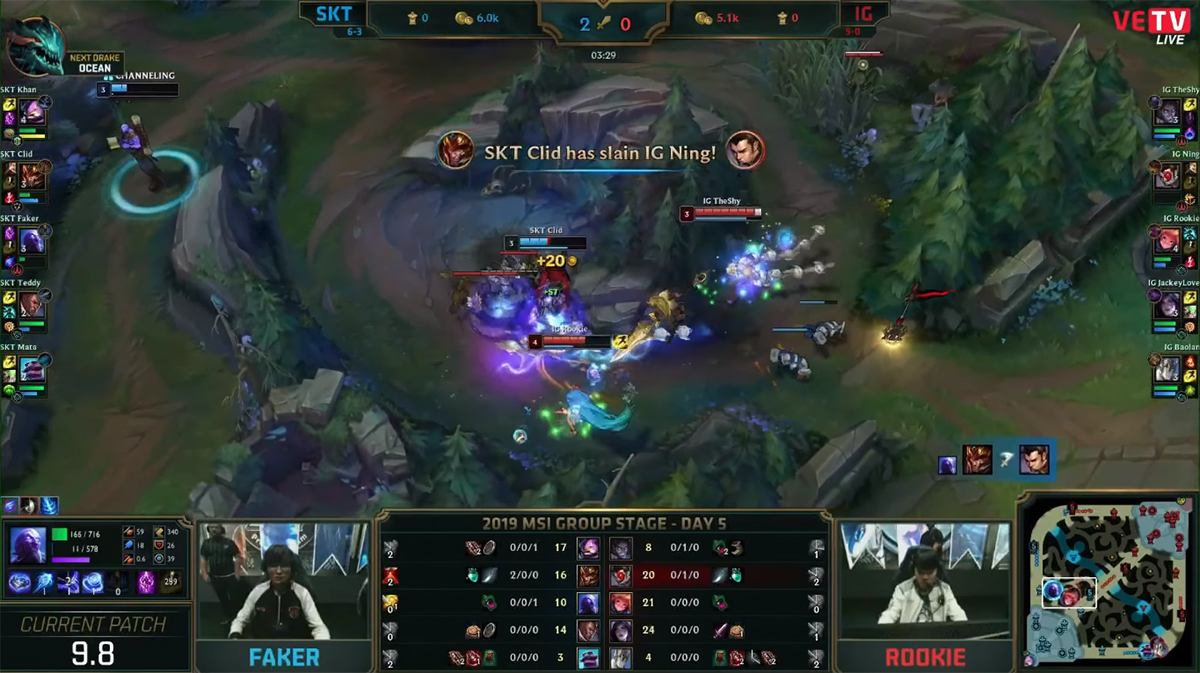 Faker và Clid đồng loạt tỏa sáng, đánh bại người khổng lồ IG trong trận cuối cùng của vòng bảng ...